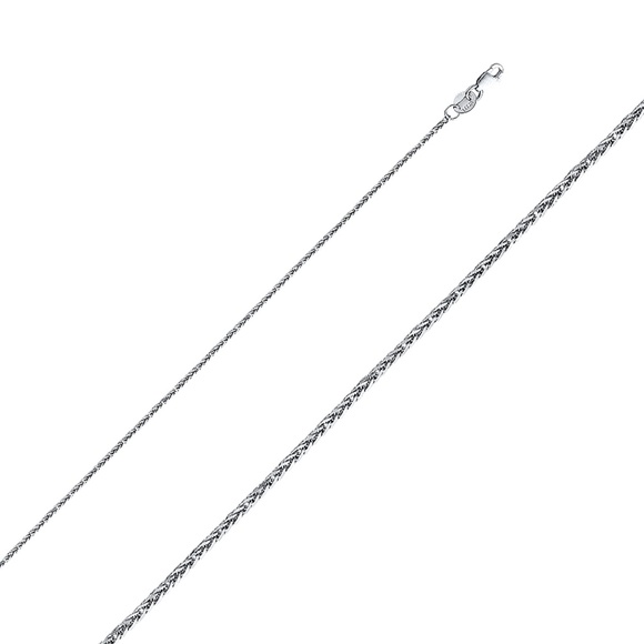 TGDJ | Accessories | 4k 1mm Diamond Cut Square Wheat Chain 24 | Poshmark